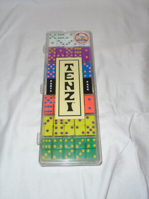 Tenzi Party Pack Dice Game 6 Color 10 Dice Set | eBay