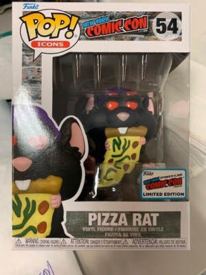 Funko Pop! Icons - Pizza Rat #54 2023 New York Comic Con Exclusive New ...