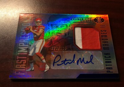 2017 PANINI ILLUSIONS #107 ROOKIE 2 COLOR PATCH AUTO RPA PATRICK ...