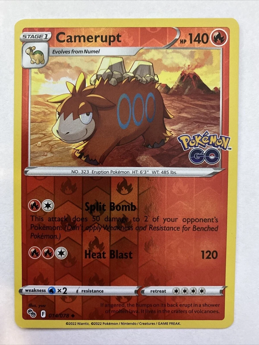 Pokemon Camerupt Evolution Chart