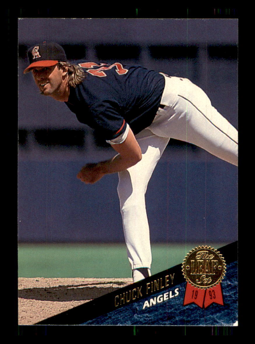 1993 BASEBALL 1993 Leaf Chuck Finley California Angels #292 1 | eBay