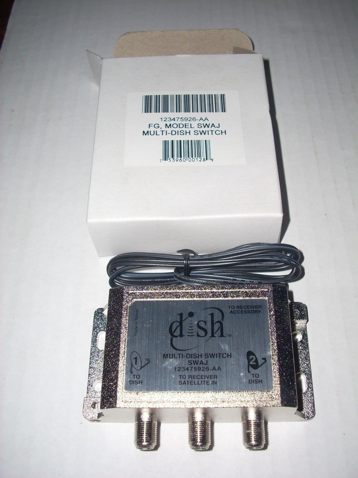 DISH NETWORK MULTI-DISH SWITCH model SWAJ 123475926-AA | eBay