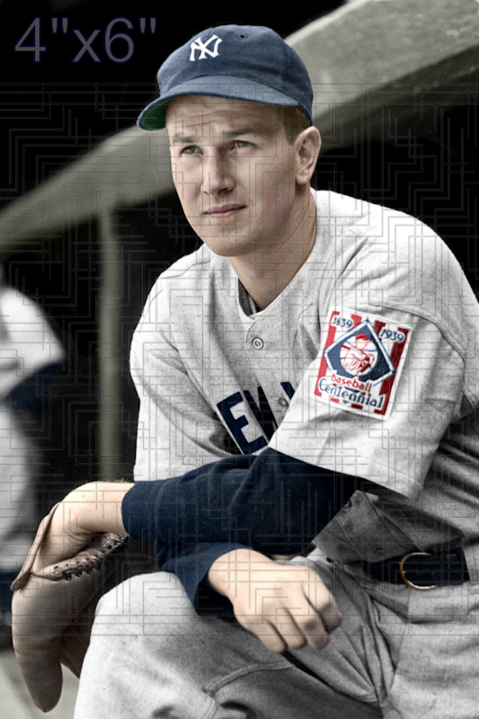 Marv Breuer - 1939 New York Yankees - choose a style - colorized print ...