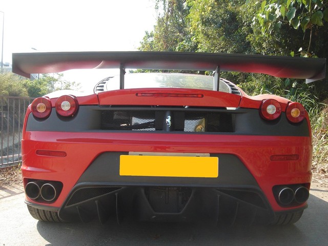 FR Design Carbon Fiber GT Rear Wing Spoiler Fit for Ferrari 430 F430 ...