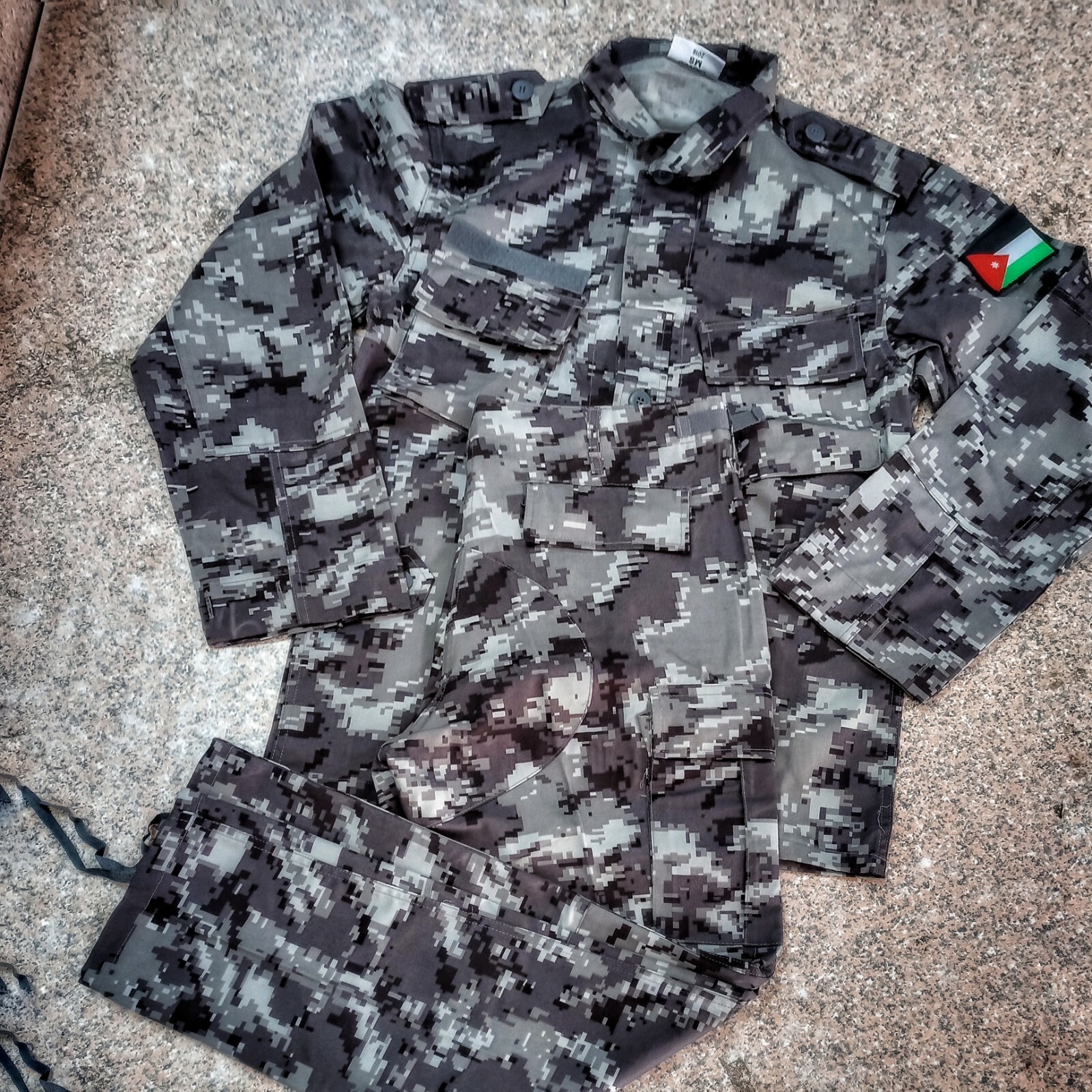 Jordanian Gendarmerie Forces BDU Digital KA2 Camouflage Rare Military ...
