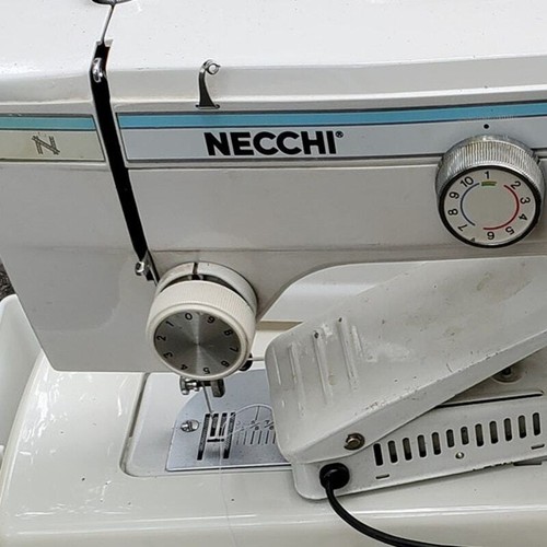 Necchi Model 537 FA Sewing Machine 1991 Manual, case and foot control ...