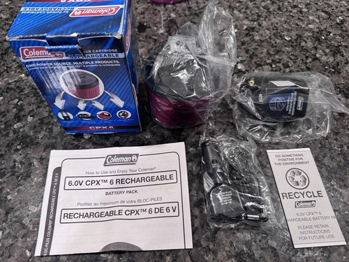 Coleman Rechargeable 6V Power Cartridge CPX 6 Compatible Power Source ...