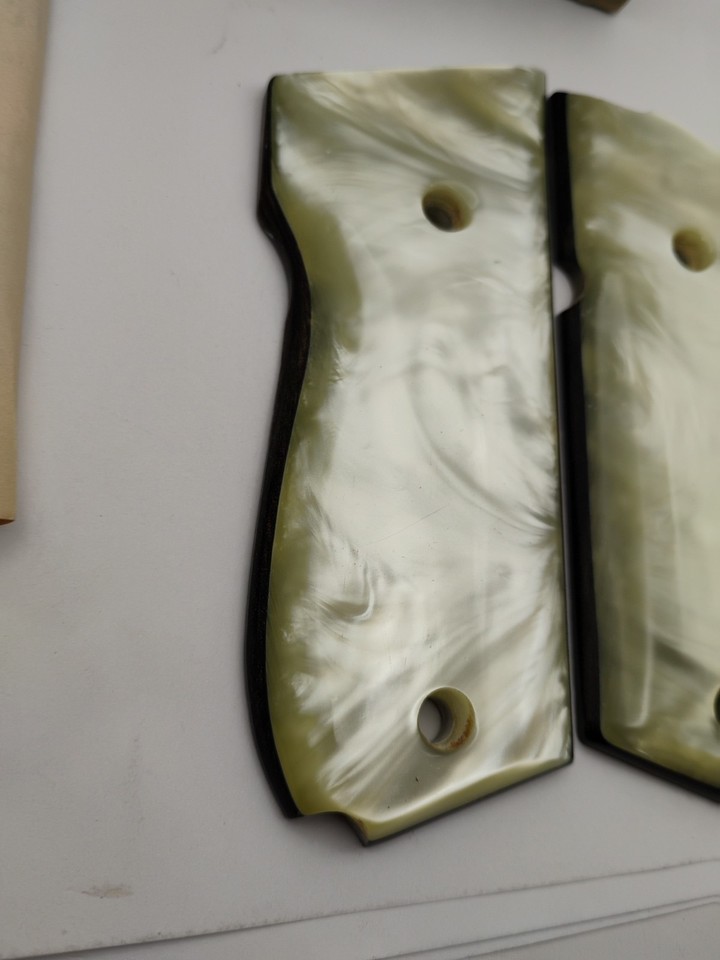 NOS Jay Scott Grips #13 Smith & Wesson 9mm 38 Master Laminated White | eBay