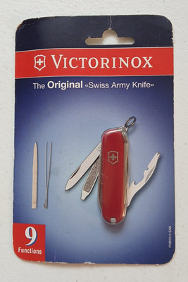 Victorinox 9 Functions Original Swiss Army Pocket Keychain Knife ...