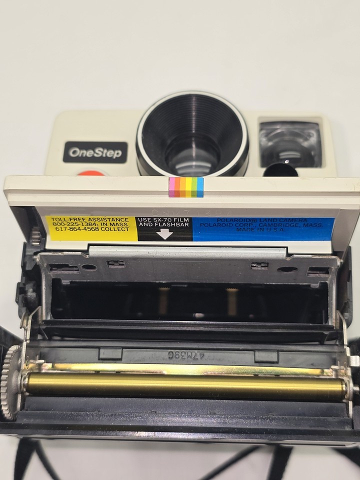 Polaroid One Step Camera Rainbow Stripe Instant Land Camera Vintage | eBay