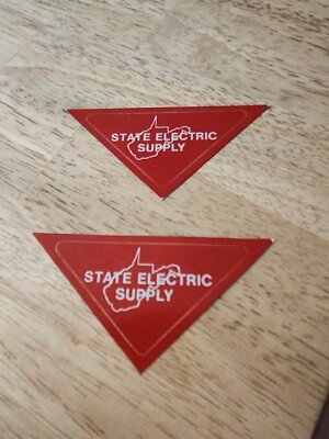 Vintage State Electric Supply Stickers | eBay
