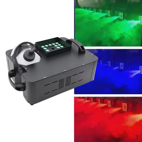 1500W RGB LED Fog Machine Vertical Spray Stage DJ Fogger Smoke Machine ...