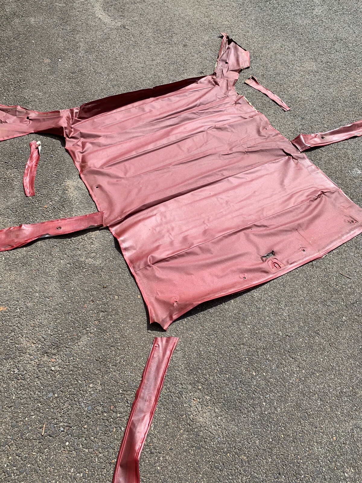 Holden Commodore VB VC VH Original Claret Vinyl Head Roof Lining ...