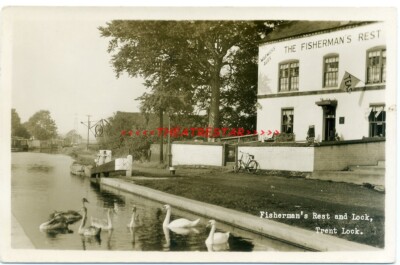 RP NOTTINGHAM Trent Lock FISHERMAN'S REST Warwick's Ales LOCK GATES ...