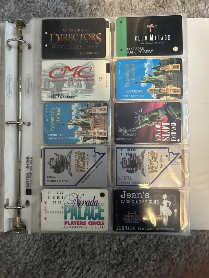 Casino Slot Machine/Player Card Collection Approx 250 Cards | eBay