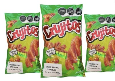 Sabritas Crujitos Queso y Chile BIG 120g 3 Pack papas snack Mexican ...