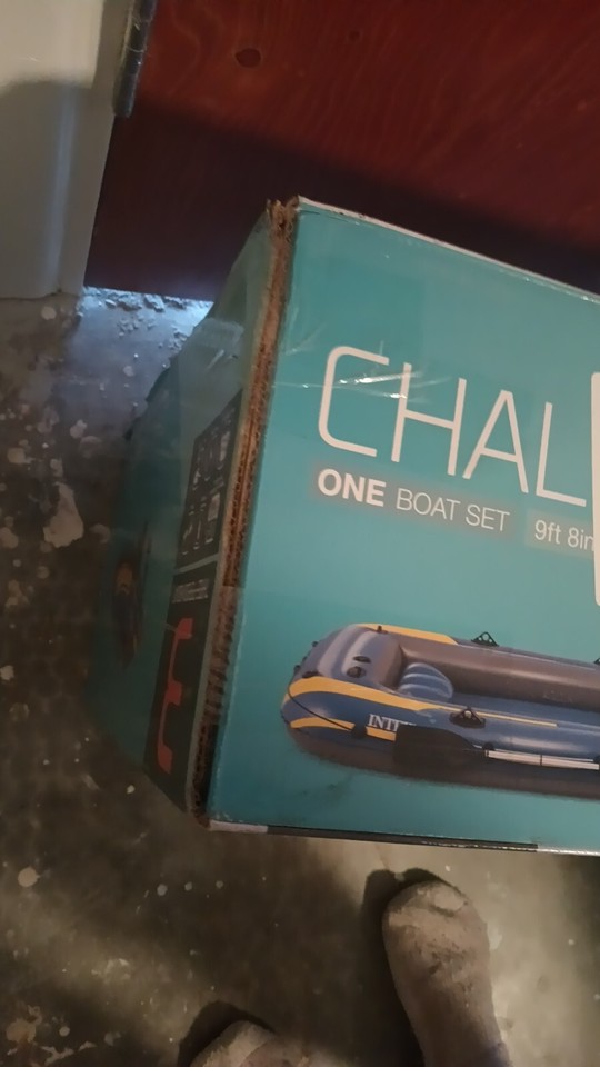 Intex 68370EP Challenger 3 Inflatable Raft Boat Set W/ Pump And Oars ...