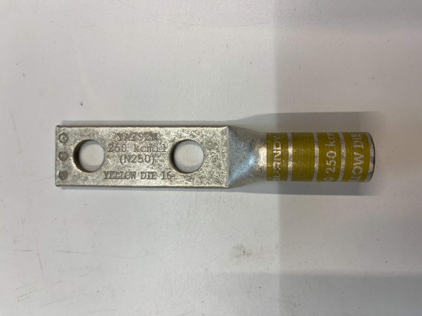 Burndy Two Hole Lug Compress Conct, 250 kcmil YA292N | eBay