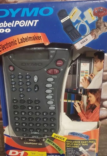 2002 Dymo Labelpoint 100 Label Printer And Tape Original Box B10 NIB ...