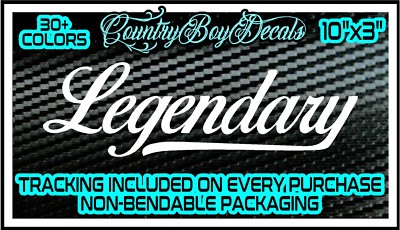LEGENDARY Vinyl Decal Sticker Diesel Truck Car Turbo JDM Boosted Low ...