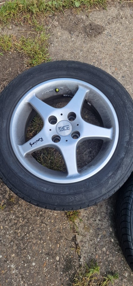 14” Ace 5 Spoke 4x100 Mazda Mx5 Mk1 Mk2 Mk2.5 Alloy Wheel Rims | eBay UK