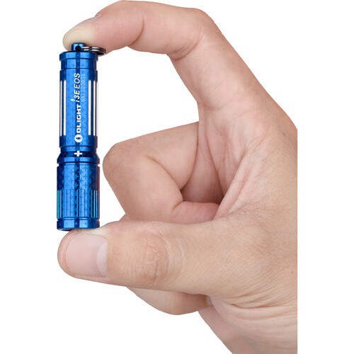 Clip & Olight I3E EOS Olight Stellar Blue EDC Keychain LED Flashlight ...