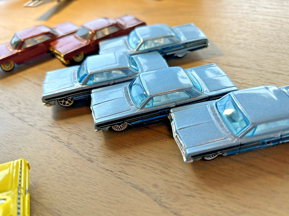 Vintage Hot Wheels loose lot of 28. 1955, 1959 and 1964 Chevy Impala ...
