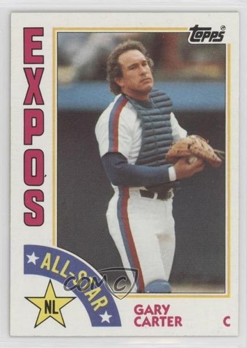 1984 Topps All-Star Blank Back Gary Carter #393 HOF | eBay