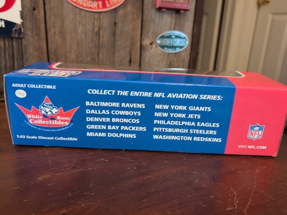 White Rose Collectibles Green Bay Packers Bell Jet Ranger Helicopter 1/ ...