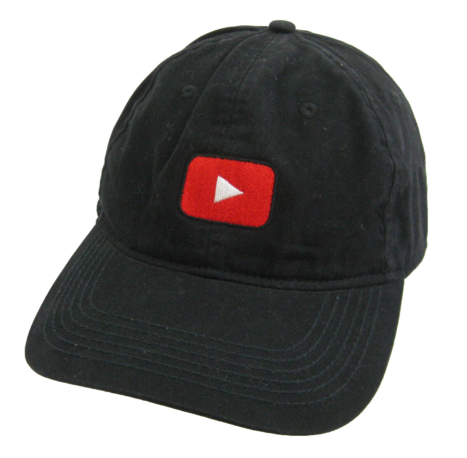 YOUTUBE Logo Black Baseball Hat (Adult Adjustable) Ou… - Gem