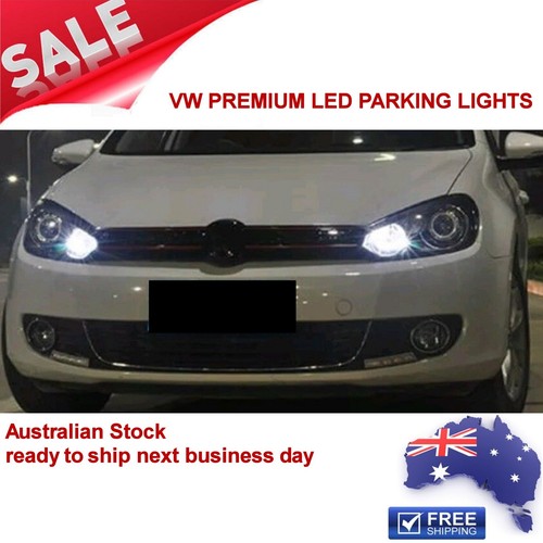 MEGA White Premium LED Parker Lights for VW golf gti r32 tsi turbo 2009 ...