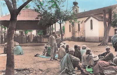 Carte postale ancienne postcard ALGÉRIE ALGERIA PALESTRO place du ...