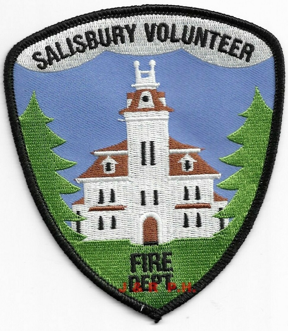 *NEW* Salisbury Vol. Fire Dept., Vermont (4" x 4.5" size) fire patch | eBay
