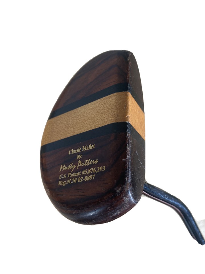 Classic Mallet by MUSTY PUTTERS W/Head cover All-Wood “WBEA Golf ...