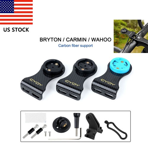 US MTB Bike Bicycle Stem Computer Extension Mount Holder For Garmin/Bryton/Wahoo | eBay