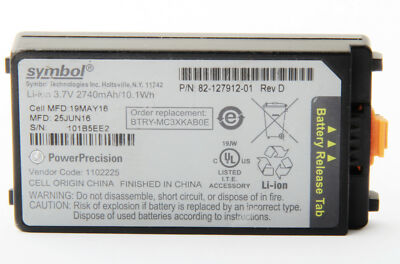 For Motorola Symbol 82-127912-01 Li-ion Battery for MC30 MC3190 Series ...