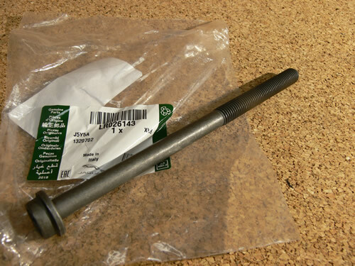 GENUINE LAND ROVER CYLINDER HEAD BOLT 5.0L & 5.0L SC V8 PETROL LR026143 ...