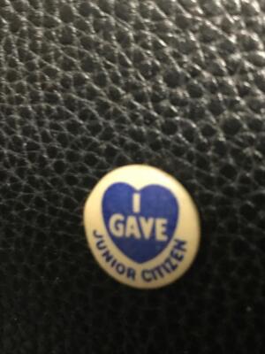 Vintage Donor Pin - "Junior Citizen - I Gave". #39698 - 99 | eBay