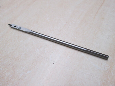 Machine Flat Wood Drill Bit 6mm Flat Head Bit Cutter 6 mm X 150 MM ...