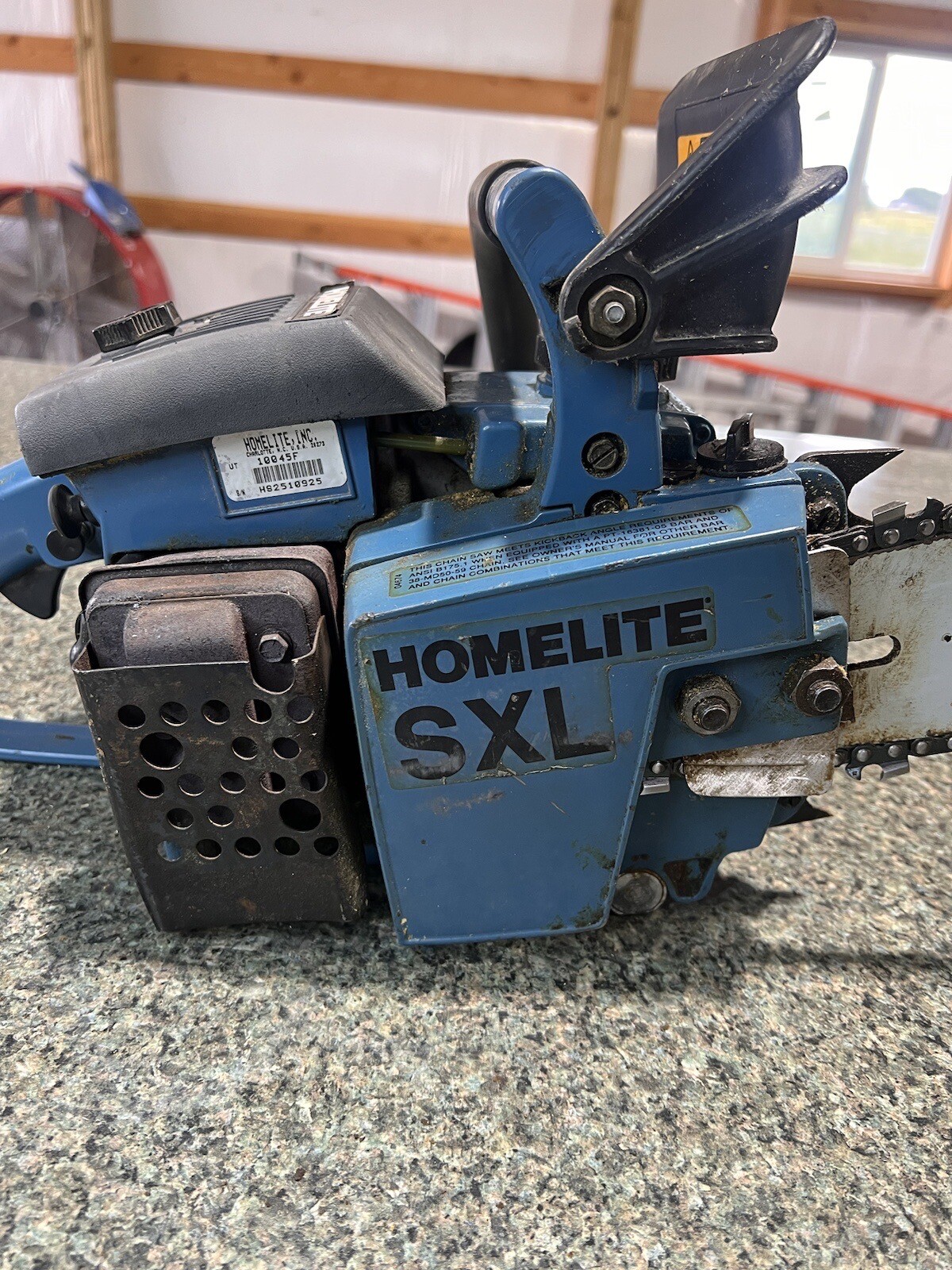 Homelite Old Blue Limited Edition SXL Model 30th Anniversary Chainsaw ...