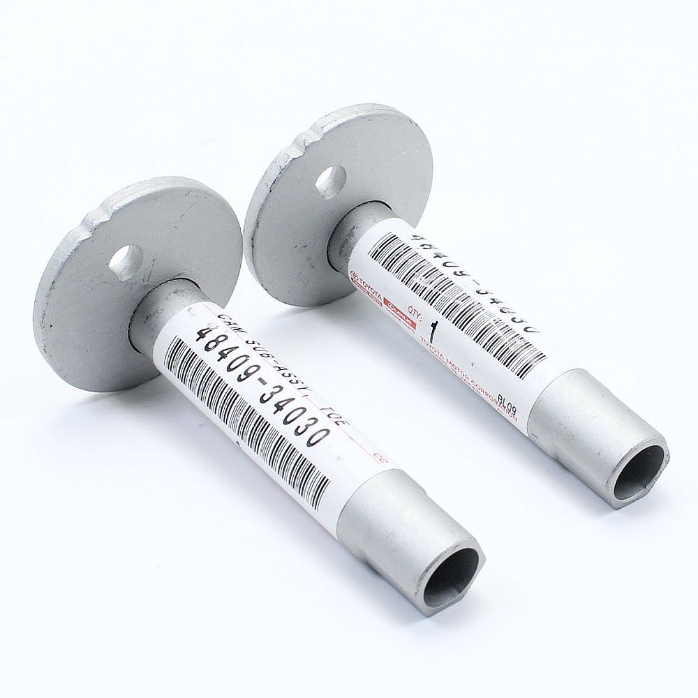 PAIR GENUINE OEM TOYOTA FRONT LOWER SUSPENSION TOE ADJUST CAM BALOS ...