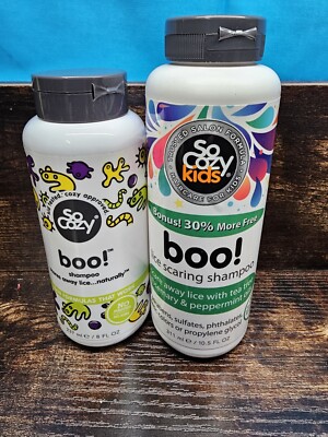 SoCozy - Boo! Lice Prevention Shampoo for Kids - 8 fl. oz. And Kids 10. ...