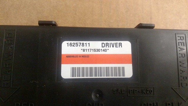 Rebuilt 97 - 99 C5 CHEVY CORVETTE DRIVER SIDE DOOR LOCK MODULE 16257811 ...
