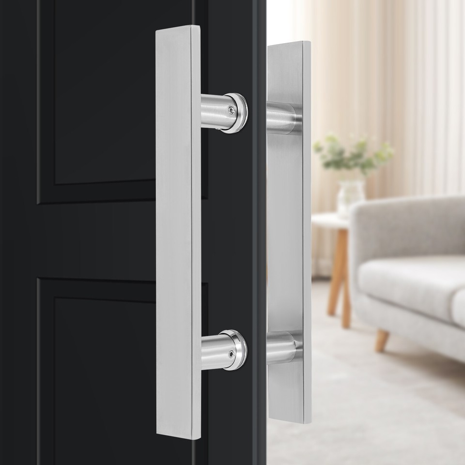 Pair of Pull Push Sliding Barn Door Handles Commercial H Shape Door ...