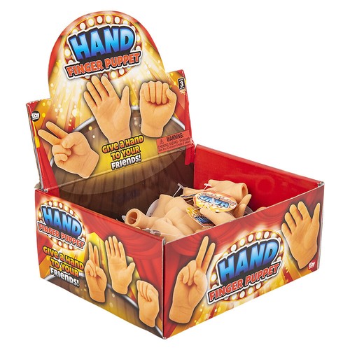 CASE 72 HAND FINGER PUPPET - Tiny Hands Soft Realistic Magic Trick GaG ...