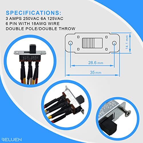 Ceiling Fan Mount Directional Toggle Switch Fan Switch Reverse Rotation ...