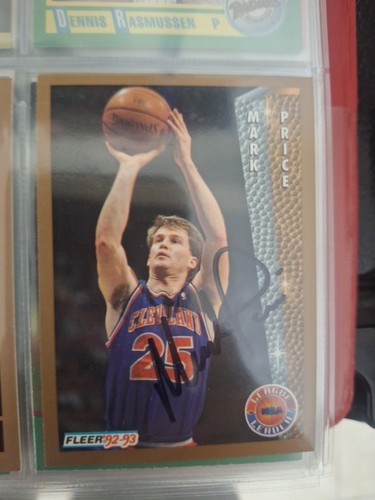 Mark Price Autograph Card | eBay