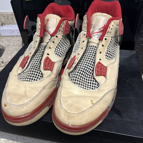 Size 10 - Air Jordan 4 OG 1989 Fire Red Original Replacement Box | eBay