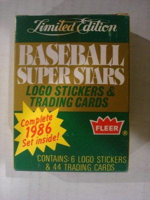 1986 Fleer Limited Edition Baseball Super Stars Complete Set | eBay