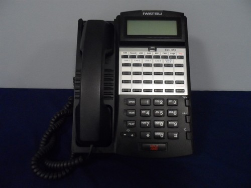 IWATSU OMEGA ADIX IX-24KTD-3 24B Black Business Phones 104204 Display ...